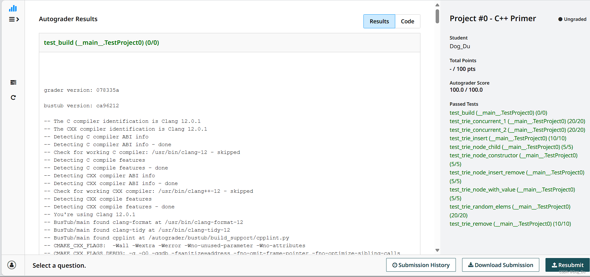 CMU15445学习笔记（已完结） | DogDu's blog